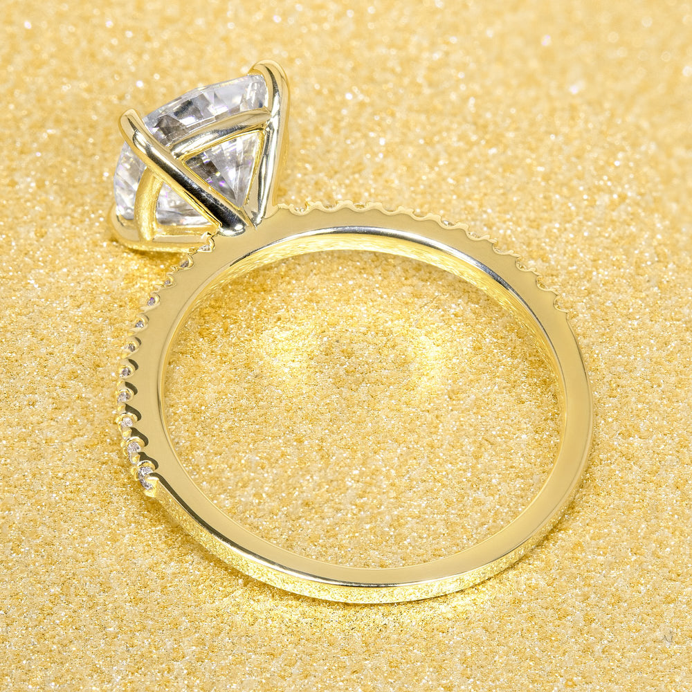 Classic Basket Setting Engagement Ring | Earthena Jewelry